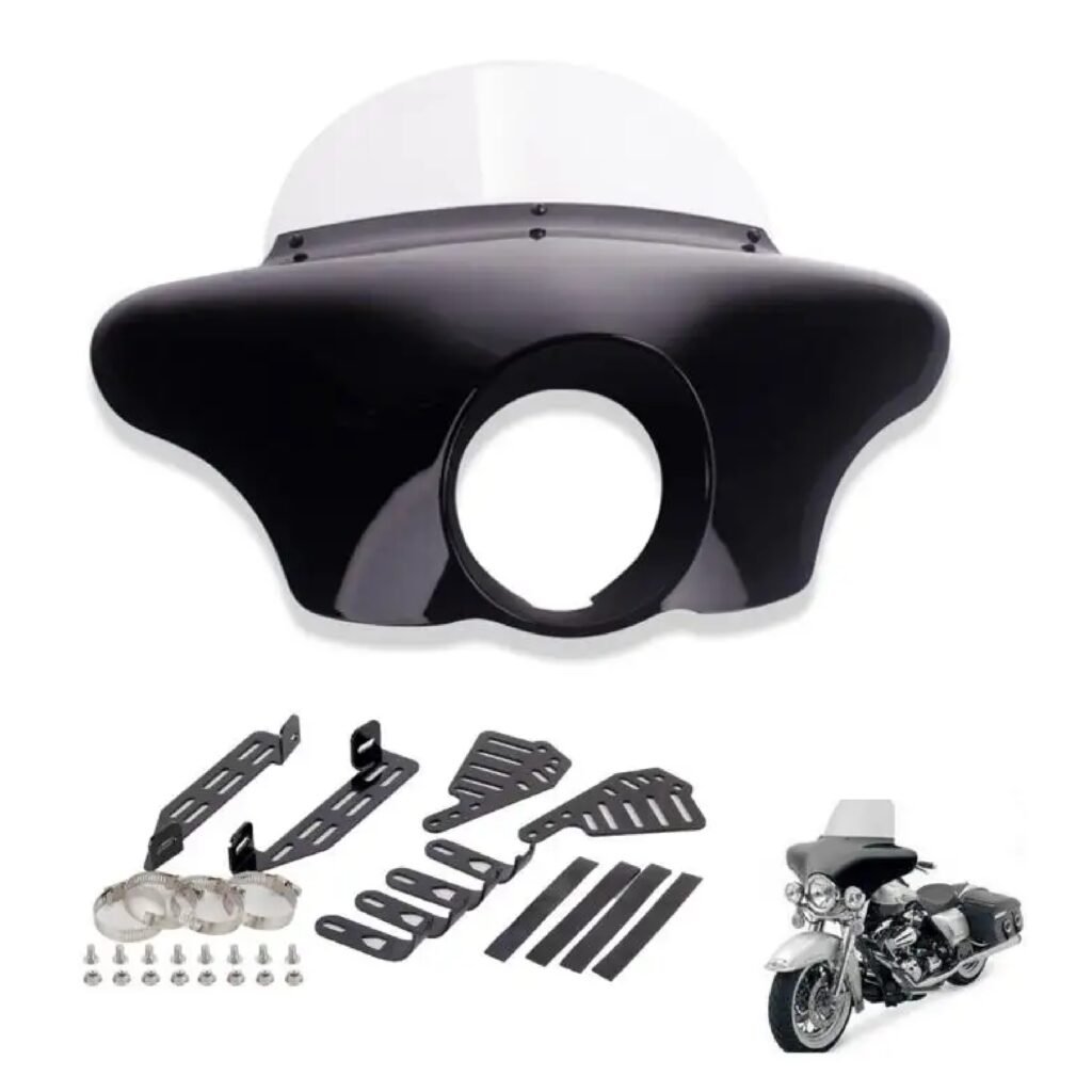 Harley Batwing Fairing fits Sportster Dyna Softail with 5.75" Headlight ...
