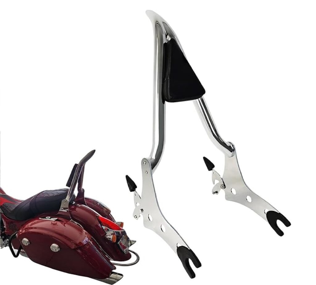 14-23 Indian Motorcycle Passenger Backrest Bar fits Indian Challenger ...