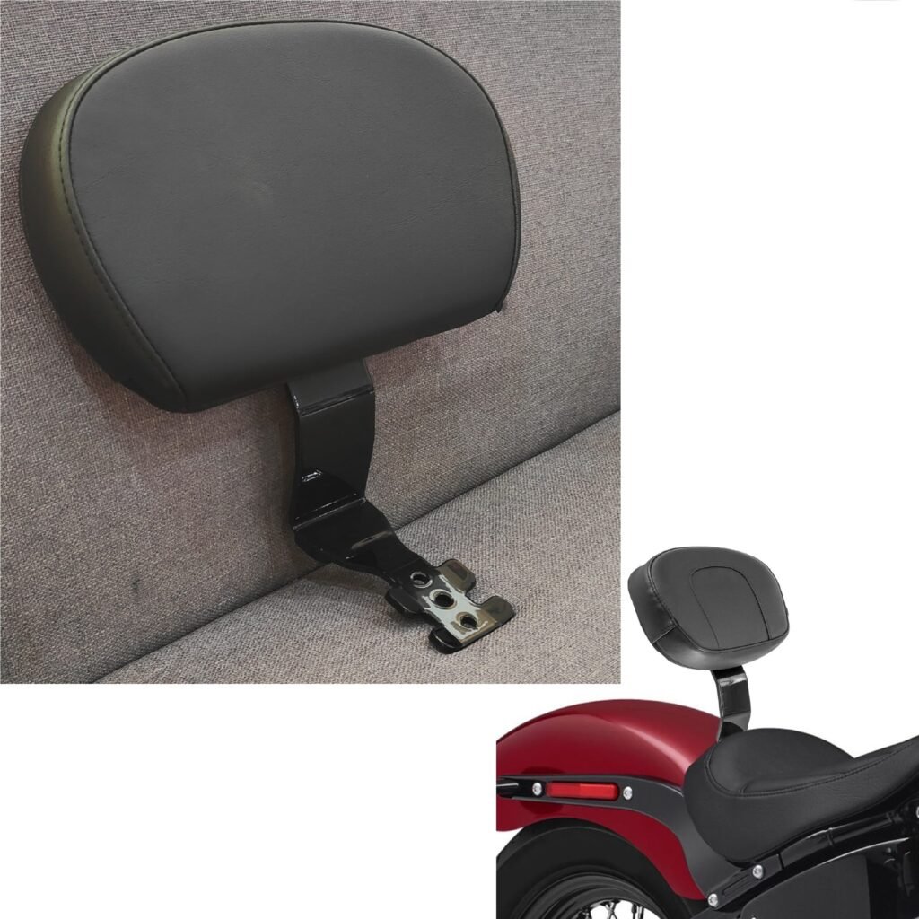 18-23 Softail Streetbob Slim Driver Backrest Black - SMA Motorcycle ...